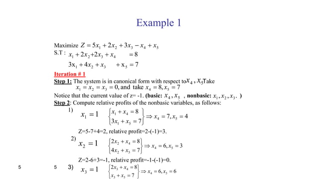 Operations Research - Simplex Method Principles | PPT
