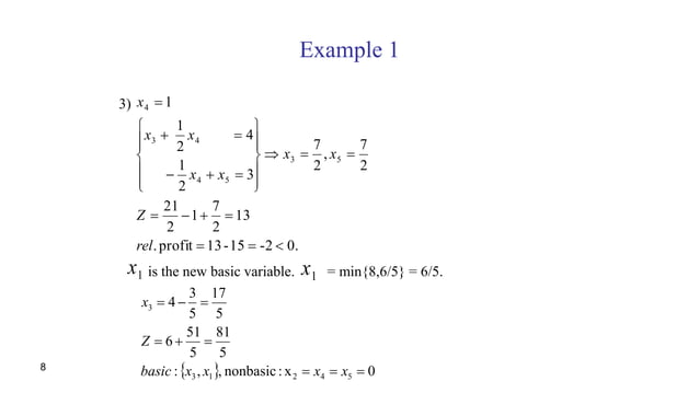 Operations Research - Simplex Method Principles | PPT