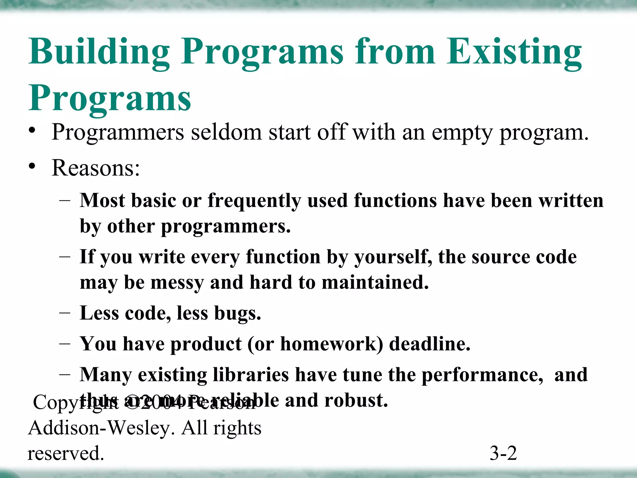 Chapter03 Top Down Design with Function | PPT