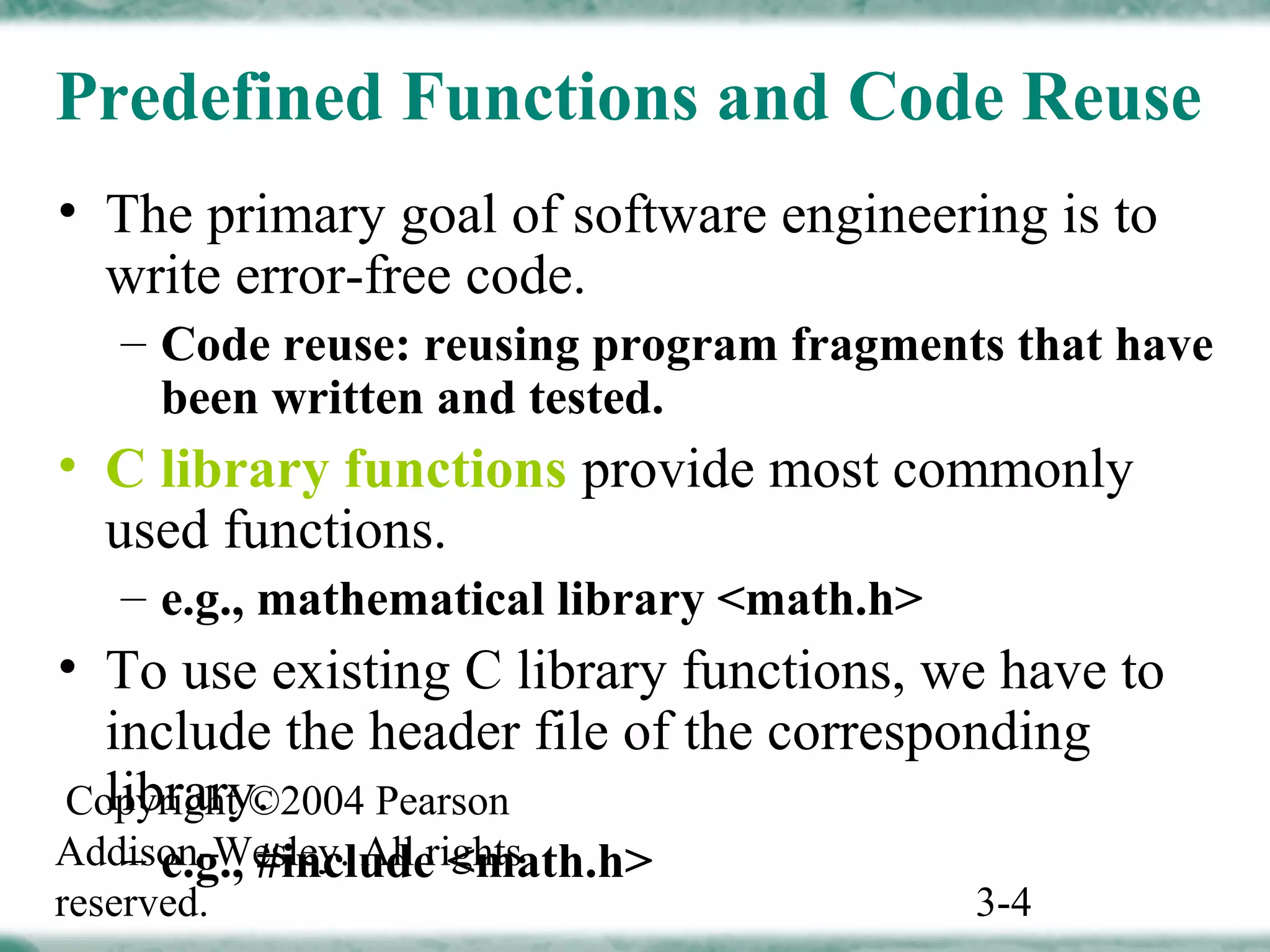 Chapter03 Top Down Design with Function | PPT