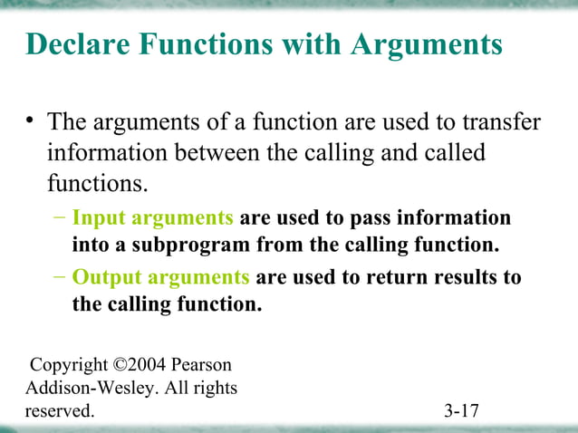 Chapter03 Top Down Design with Function | PPT | Programming Languages | Computing