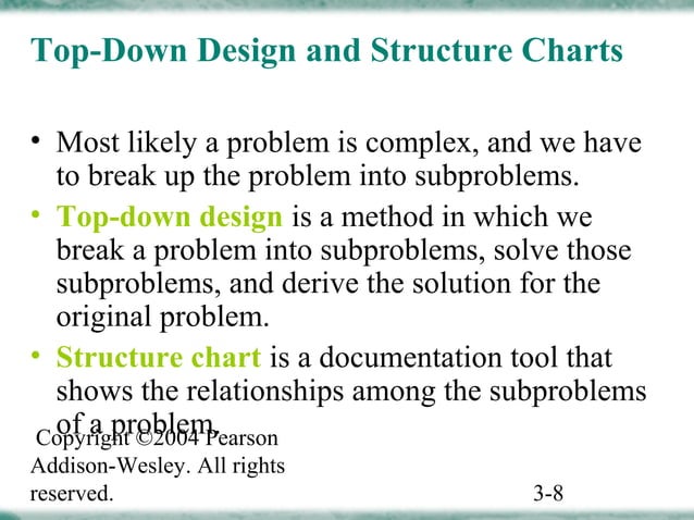 Chapter03 Top Down Design with Function | PPT | Programming Languages | Computing
