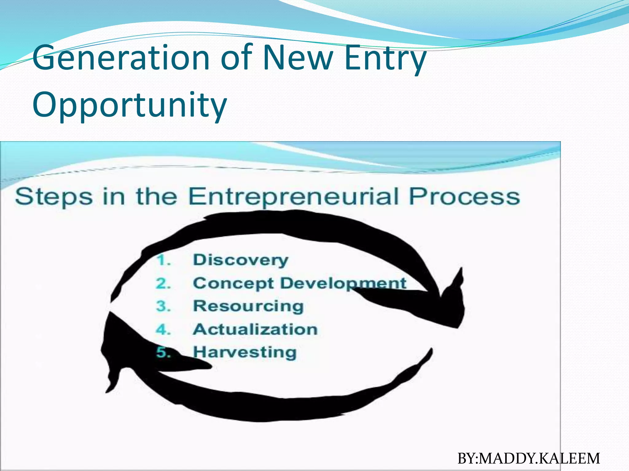 Entrepreneurial Strategy Generating and Exploiting New Strategies | PPTX