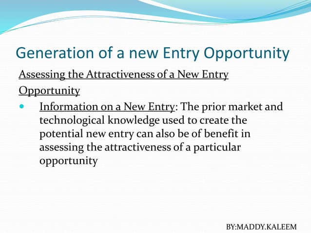 Entrepreneurial Strategy Generating and Exploiting New Strategies ...
