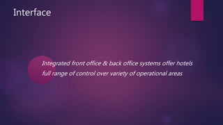 Chapter 03 Managing Front Office Operations HOT 333 | PPT