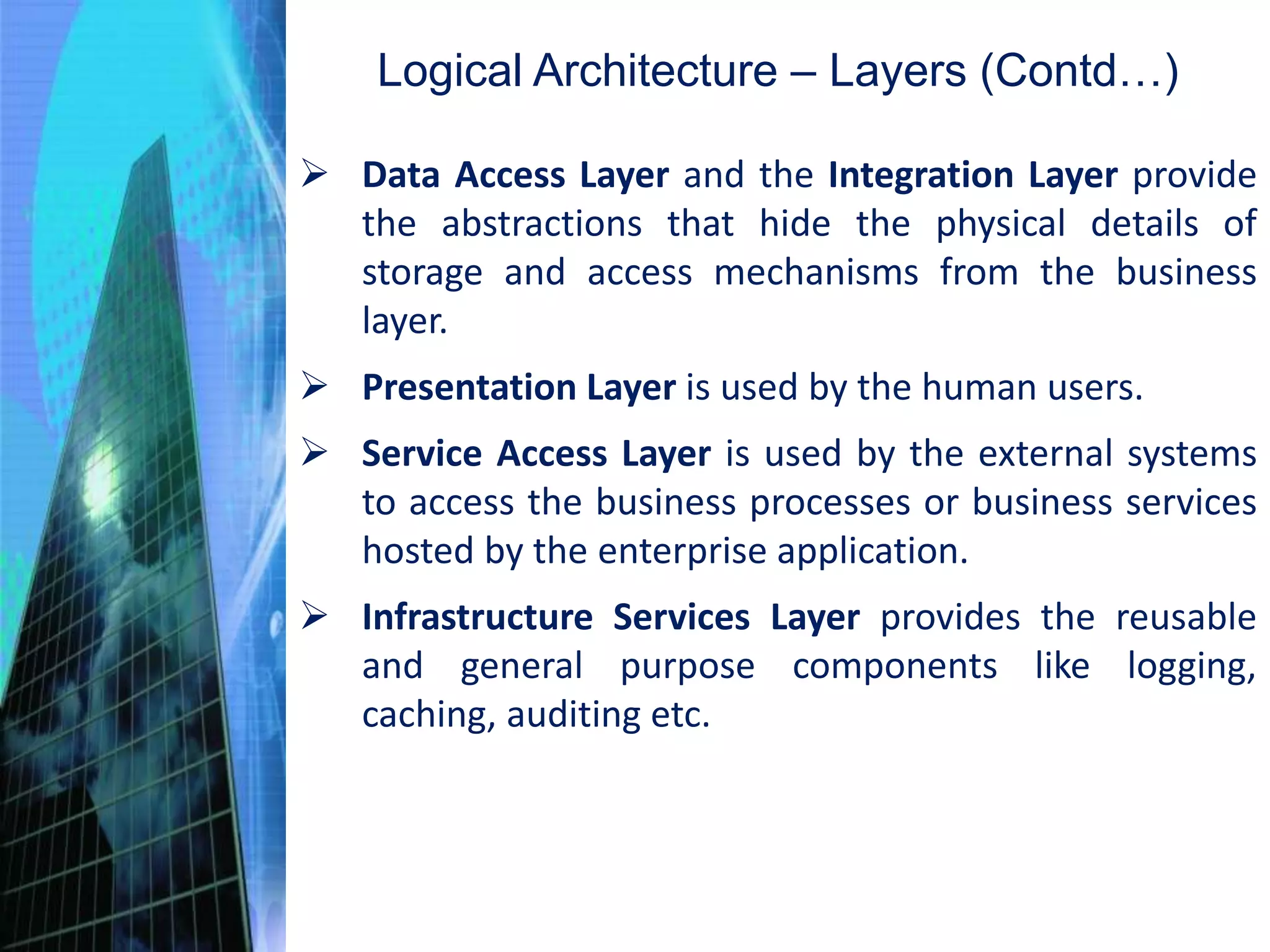 Architecting and Designing Enterprise Applications | PPT Architecting and Designing Enterprise Applications | PPT