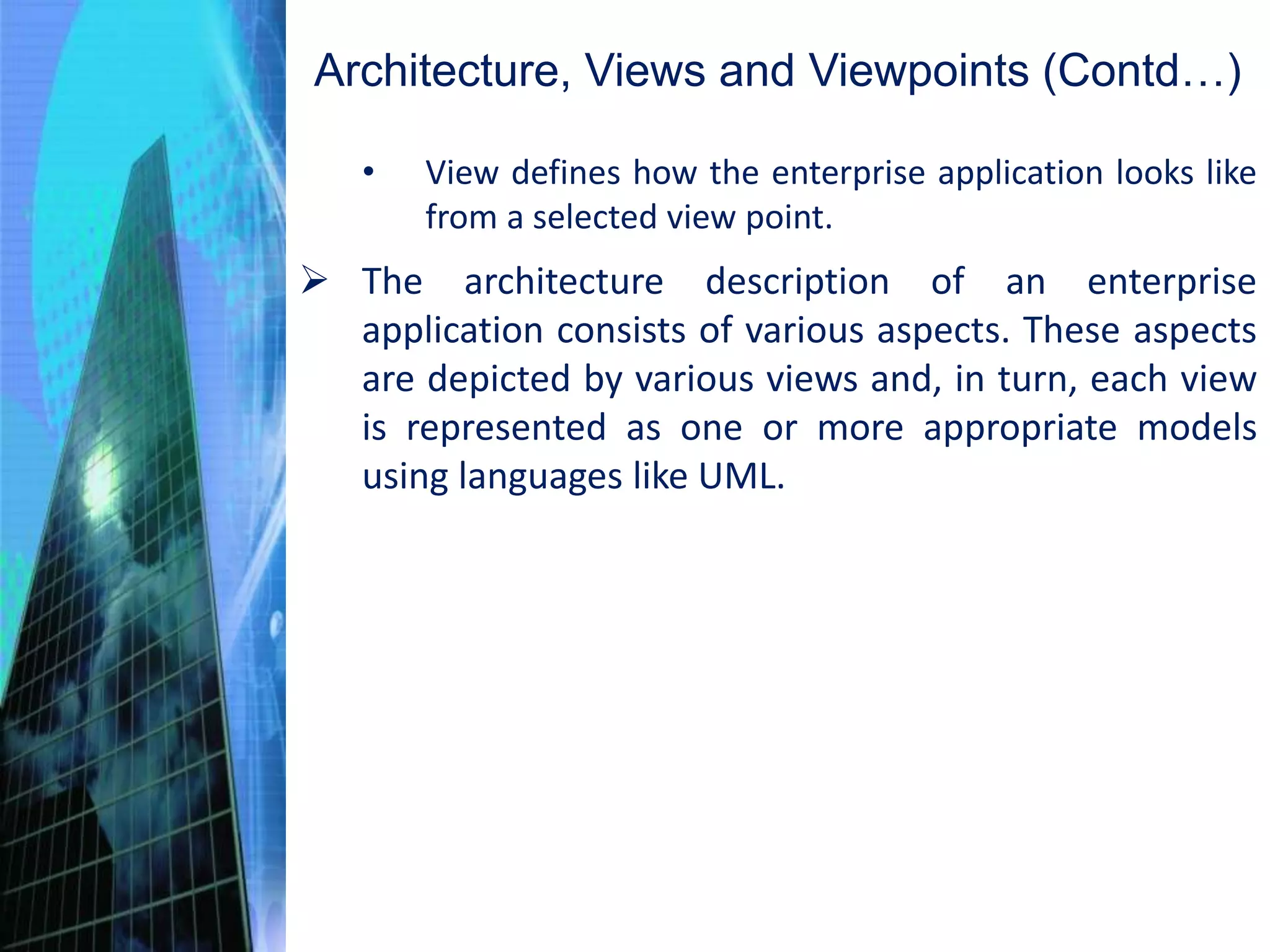 Architecting and Designing Enterprise Applications | PPT