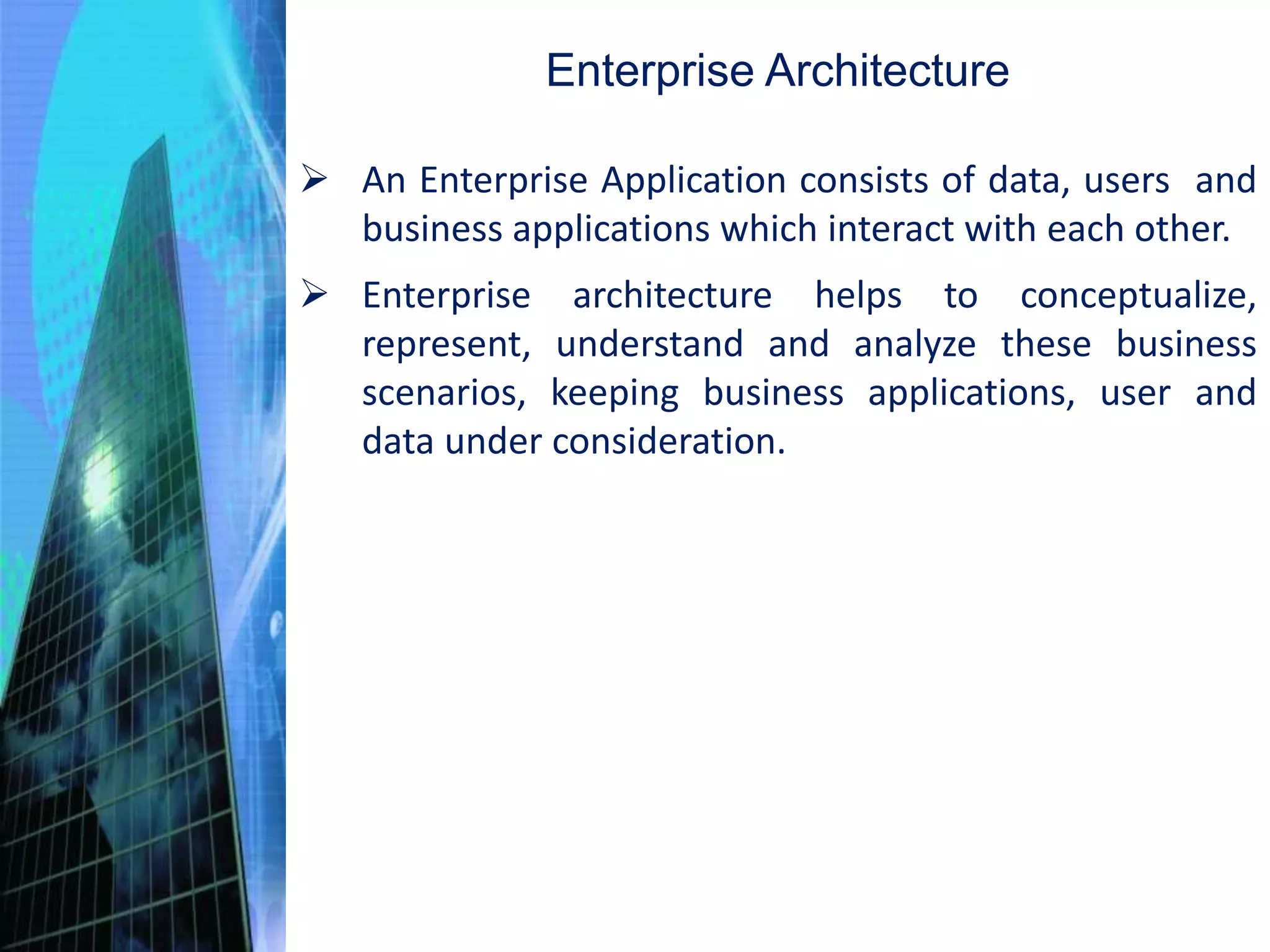 Architecting and Designing Enterprise Applications | PPT