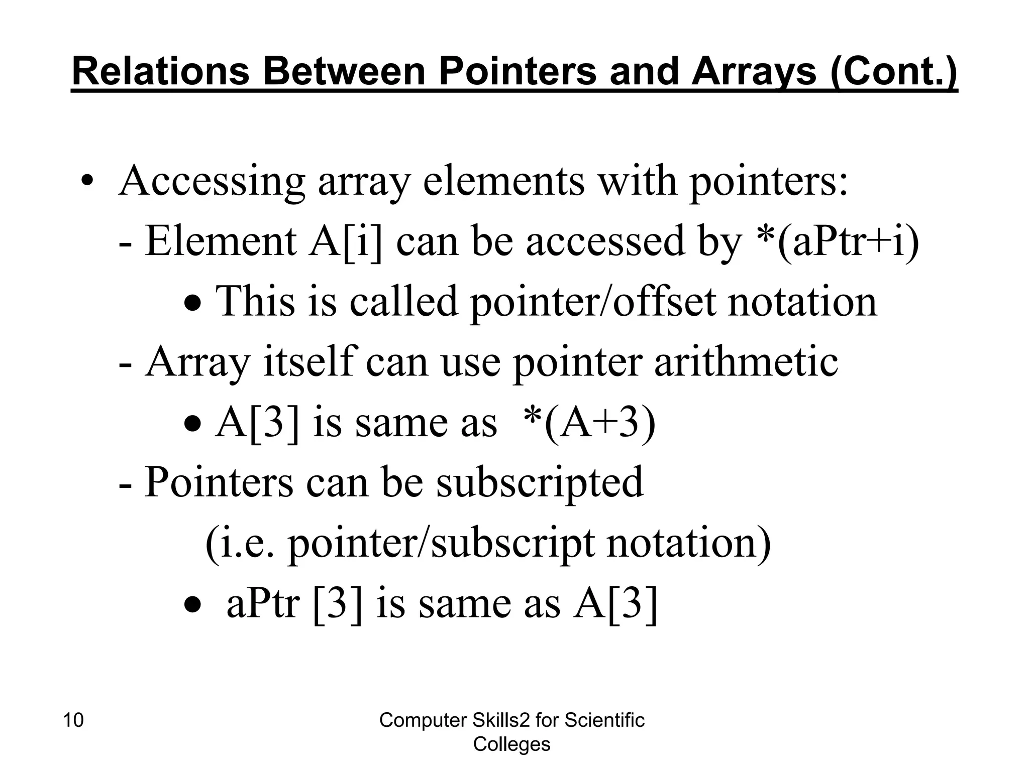 Programming fundamentals 2:pointers in c++ clearly explained | PPT Programming fundamentals 2:pointers in c++ clearly explained | PPT