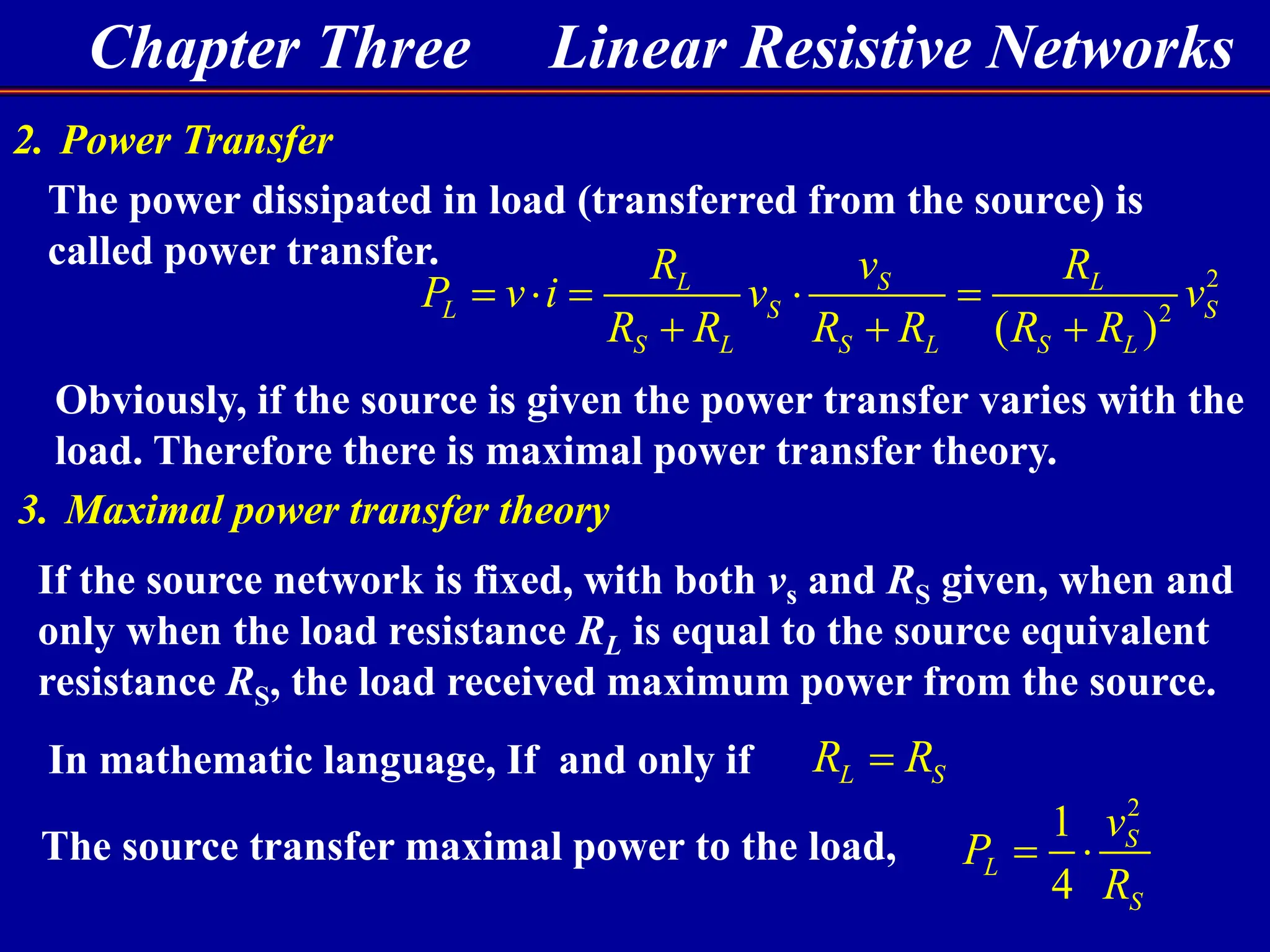 Liner Resistive networks for electrical engineers | PPT