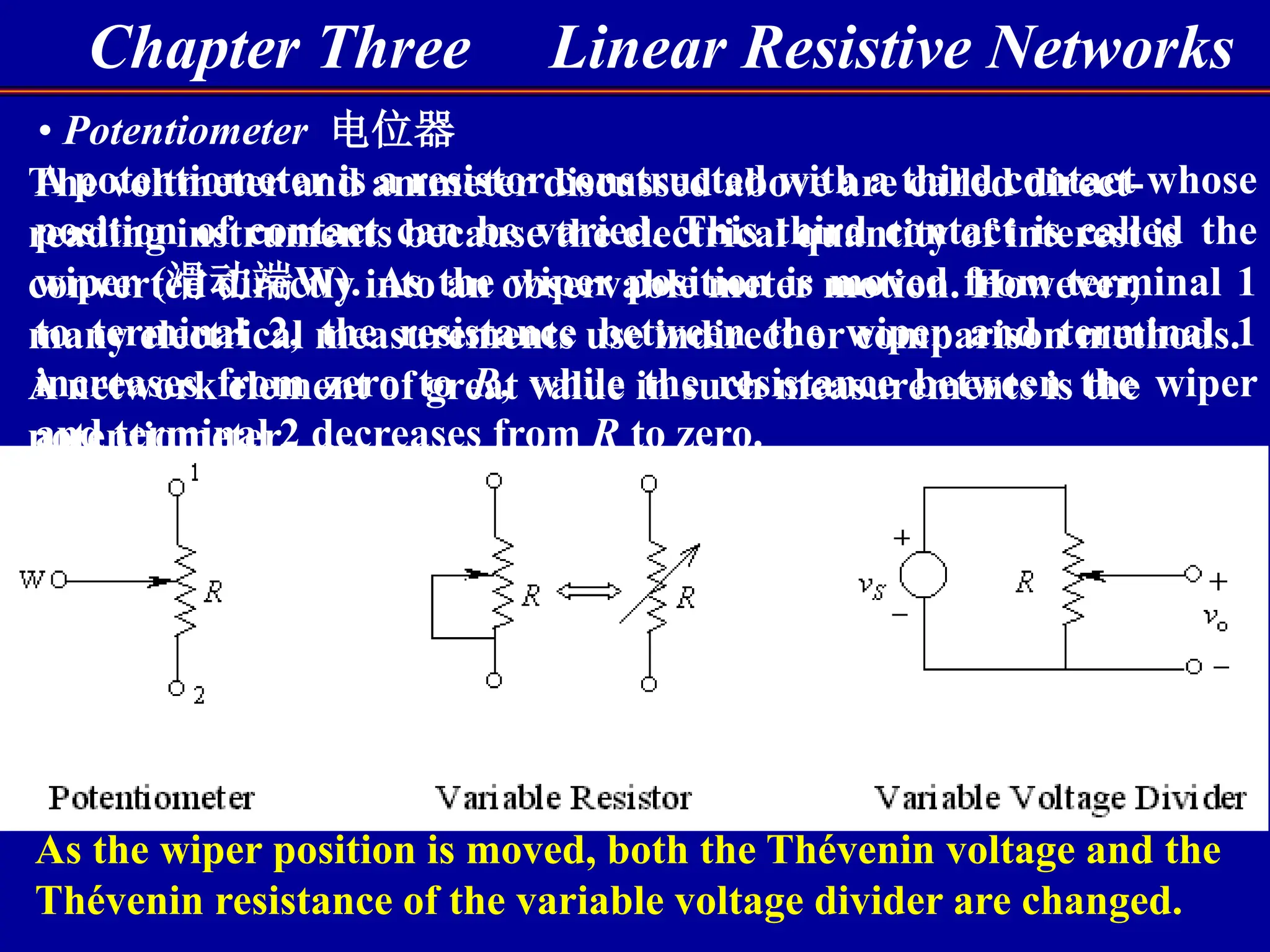 Liner Resistive networks for electrical engineers | PPT