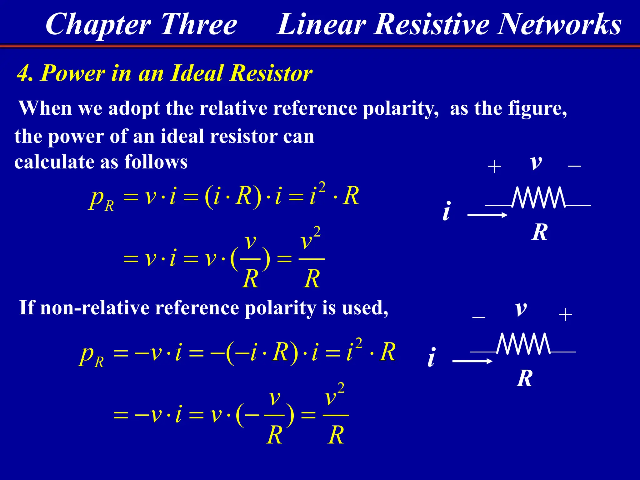 Liner Resistive networks for electrical engineers | PPT