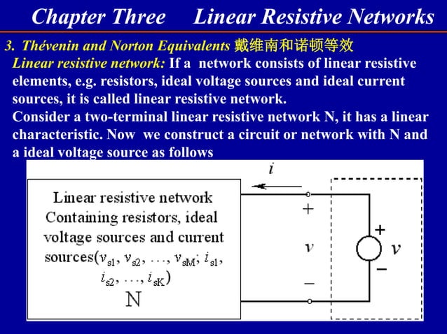 Liner Resistive networks for electrical engineers | PPT