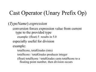 operators and arithmatic expression in C Language | PPT