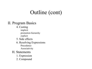 operators and arithmatic expression in C Language | PPT