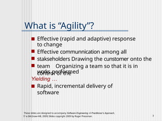 Software Engineering Chapter-3 Process Models | PPTX