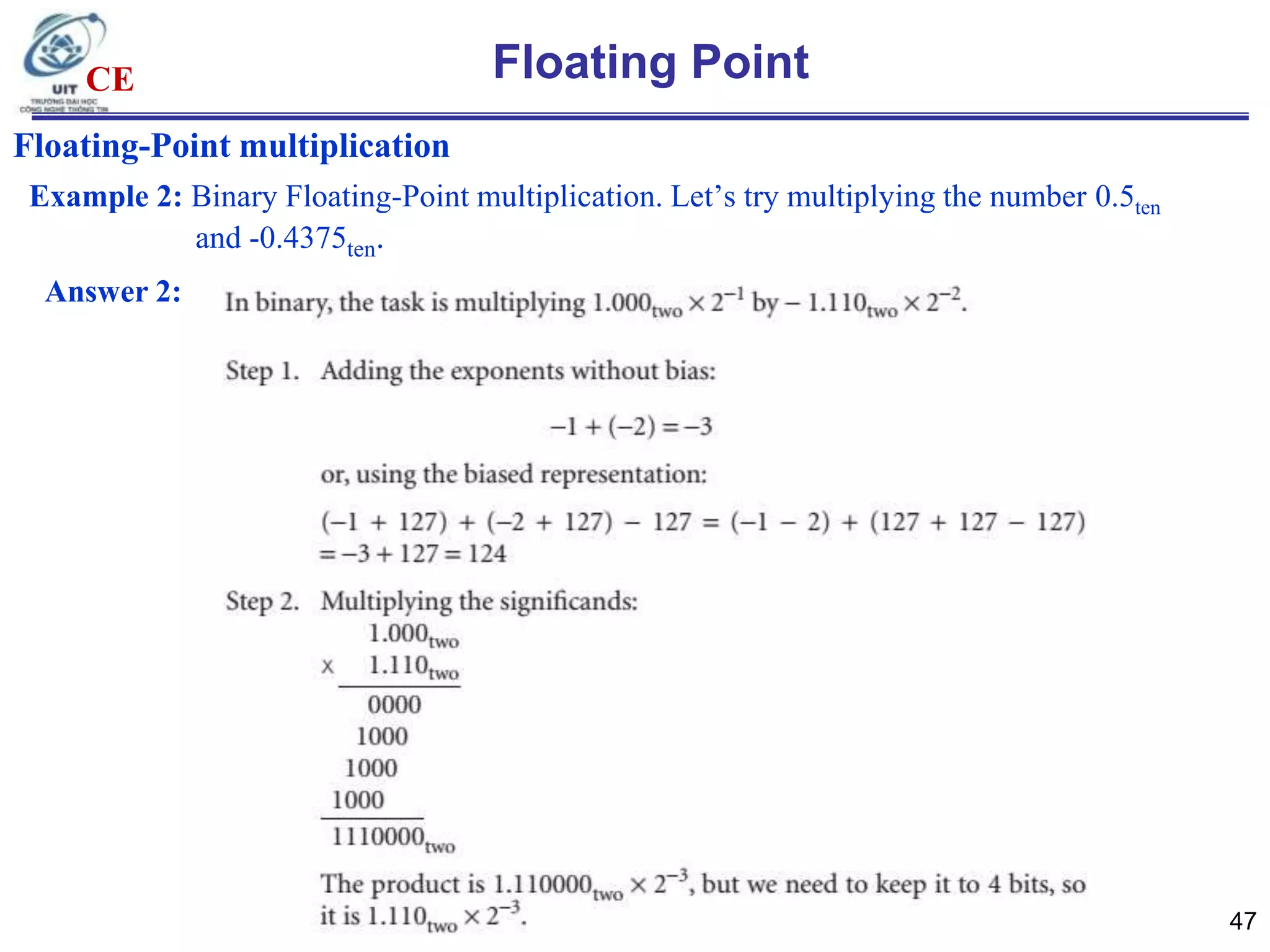 Chapter 03 arithmetic for computers | PPTX | Computing | Technology & Computing