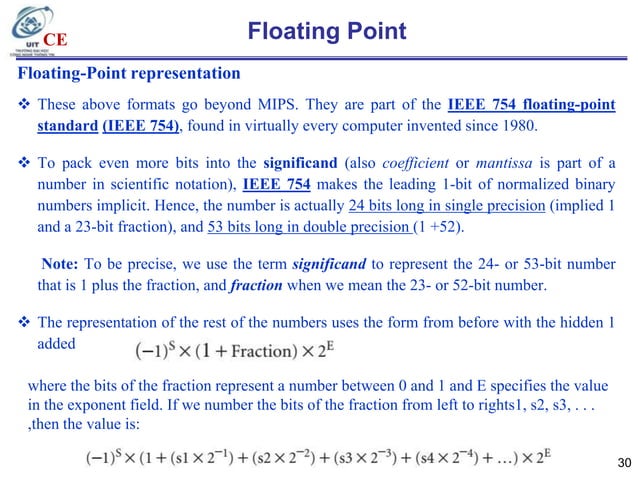 Chapter 03 arithmetic for computers | PPTX | Computing | Technology & Computing