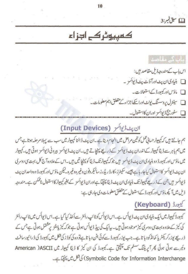 Chapter 03 Basic Computer Components ~ Urdu Guide
