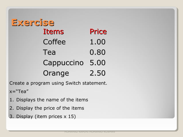 Chapter 03 conditional statements | PPT