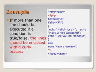 Chapter 03 conditional statements | PPT