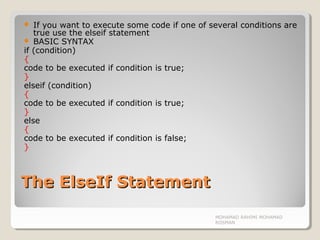 Chapter 03 conditional statements | PPT