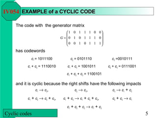 Chapter 03 cyclic codes | PPT