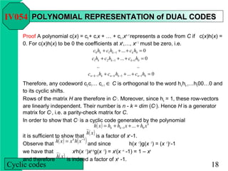 Chapter 03 cyclic codes | PPT
