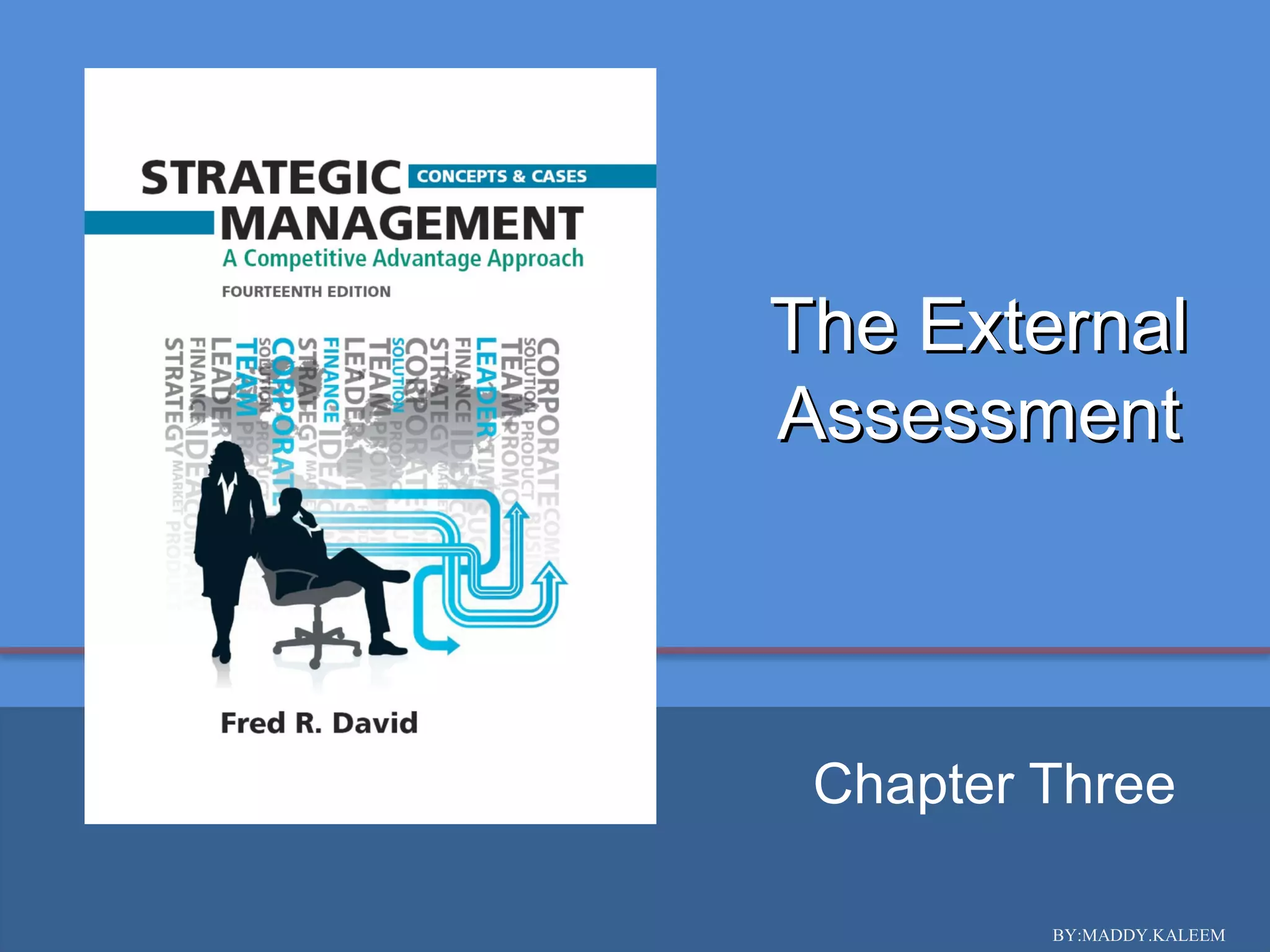 Strategic Management: Concepts & Cases Chapter 03 | PPT