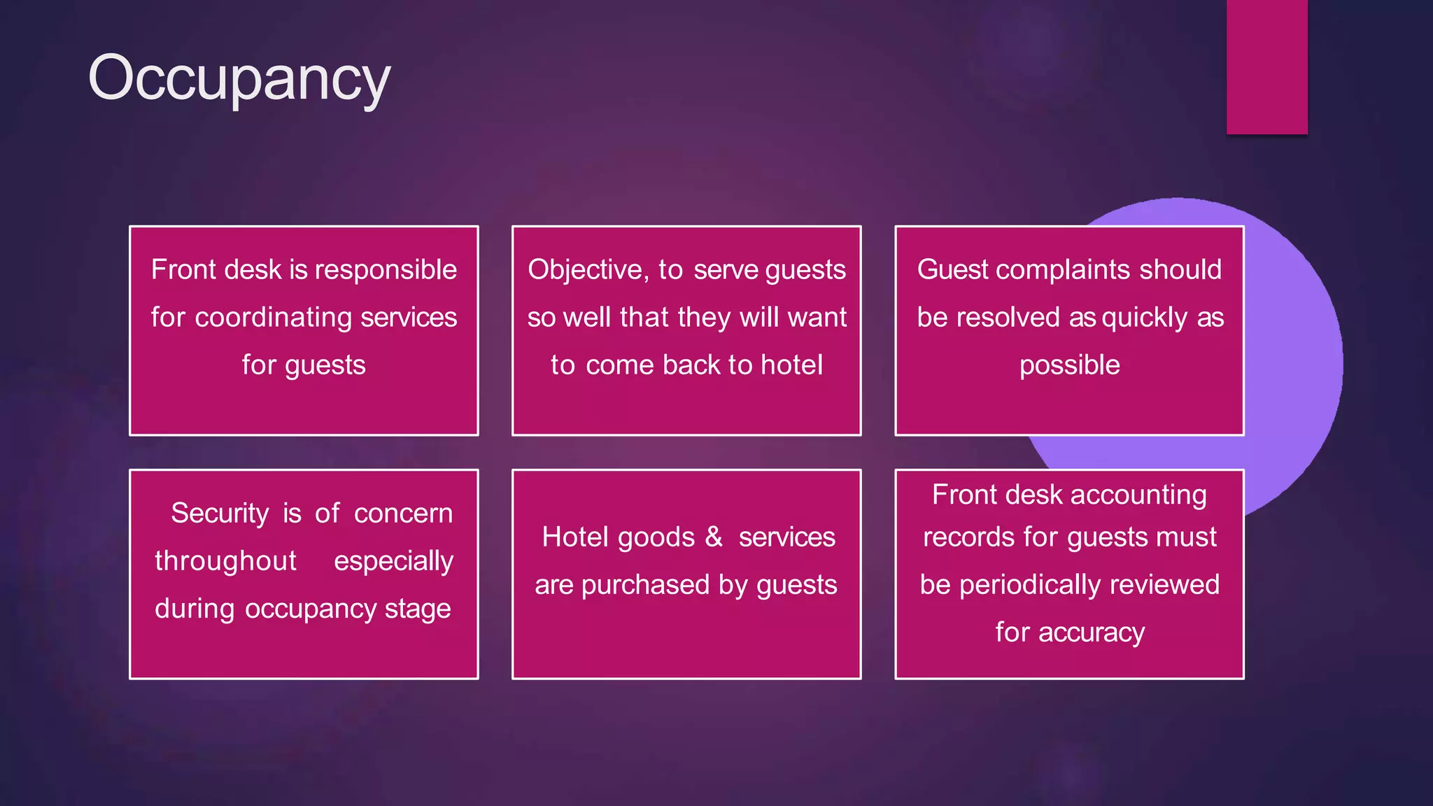 Front office operations | PPTX