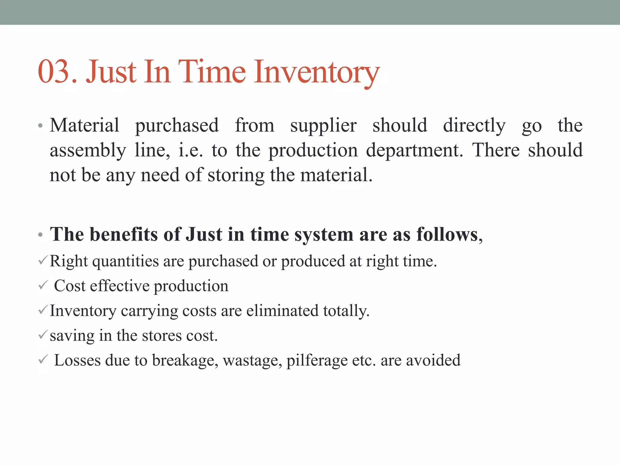 Chapter 03 Material Costing | PPTX