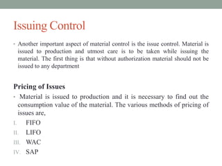 Chapter 03 Material Costing | PPTX | Retail Industry | Industries