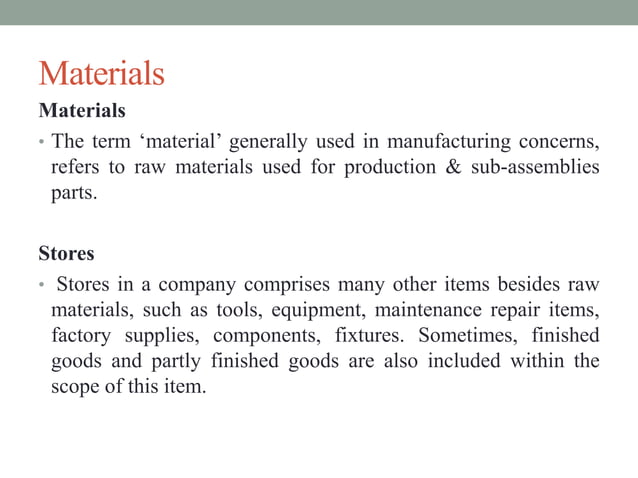 Chapter 03 Material Costing | PPTX | Retail Industry | Industries