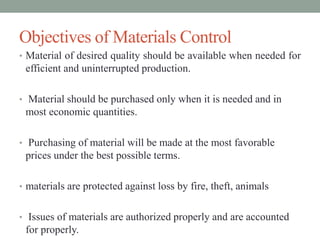 Chapter 03 Material Costing | PPTX