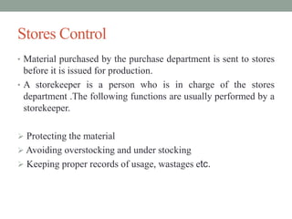 Chapter 03 Material Costing | PPTX | Retail Industry | Industries