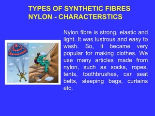 Chapter03_syntheticfibresplastics_CBSE_Class8 | PPT