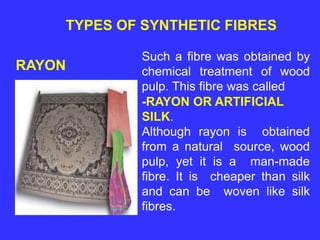 Chapter03_syntheticfibresplastics_CBSE_Class8 | PPT