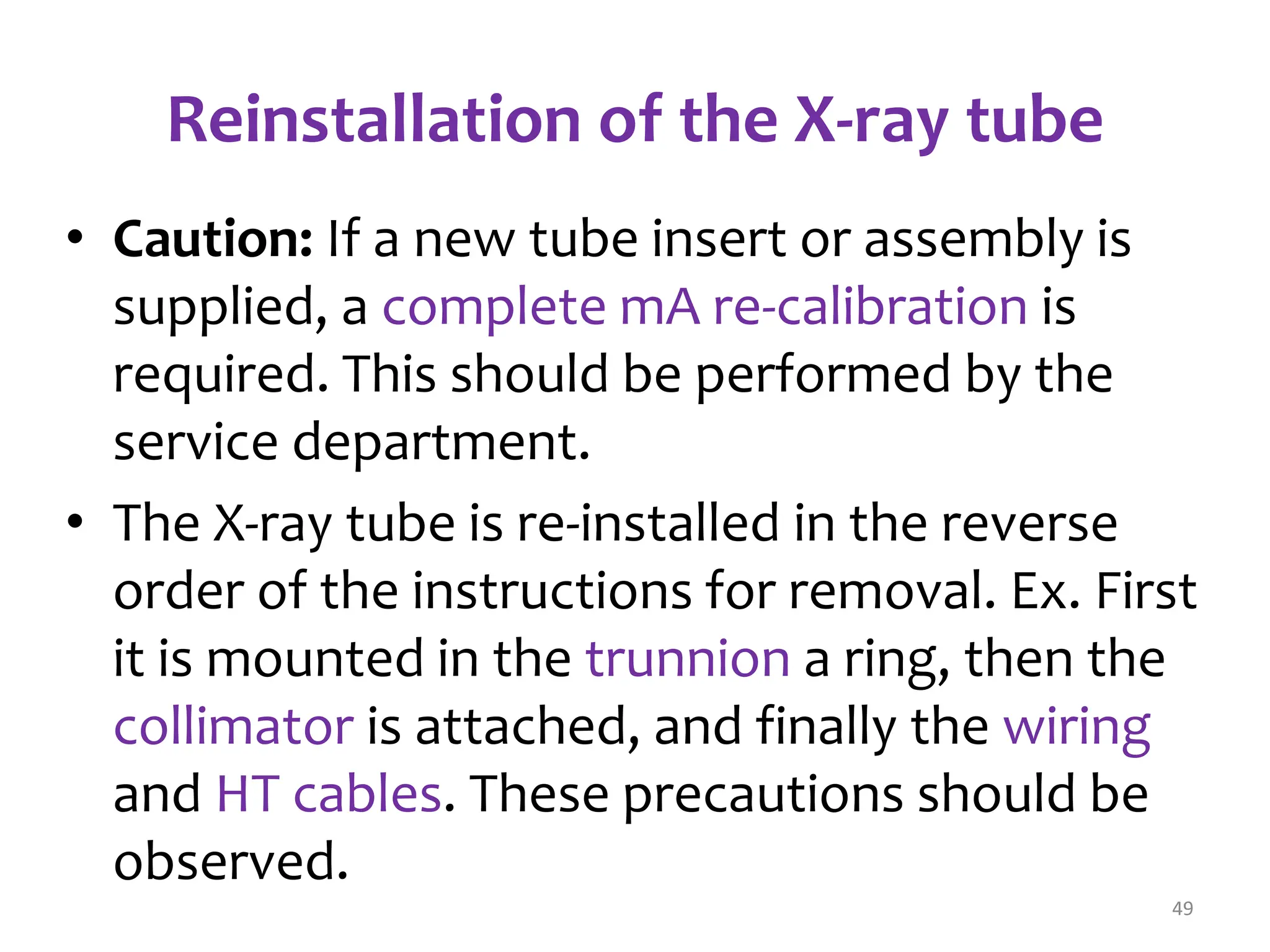Chapter_03(1)_ X-Ray_Maintenance and troubleshooting.ppt | Medical ...