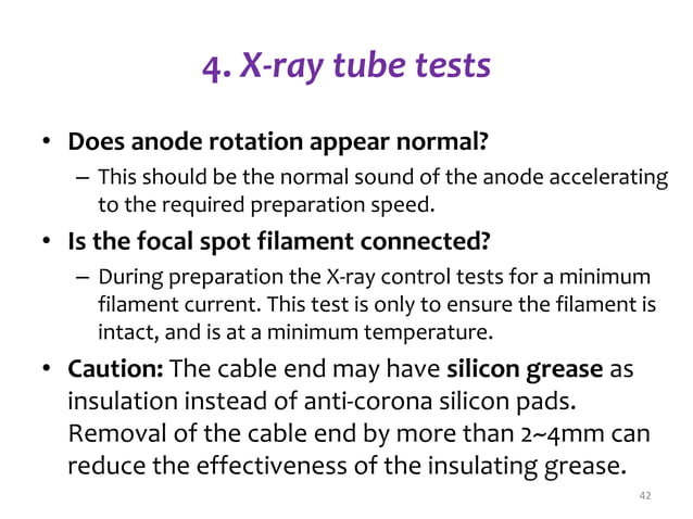 Chapter_03(1)_ X-Ray_Maintenance and troubleshooting.ppt | Medical ...