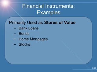 Chapter 3 Financial Instruments Financial Markets and Financial ...