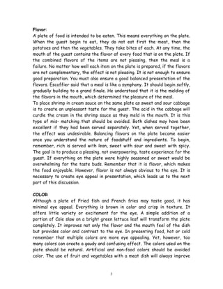 Chapter 03 food presentation | DOC