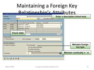 Chapter 03 foreign key relationships1 | PPT