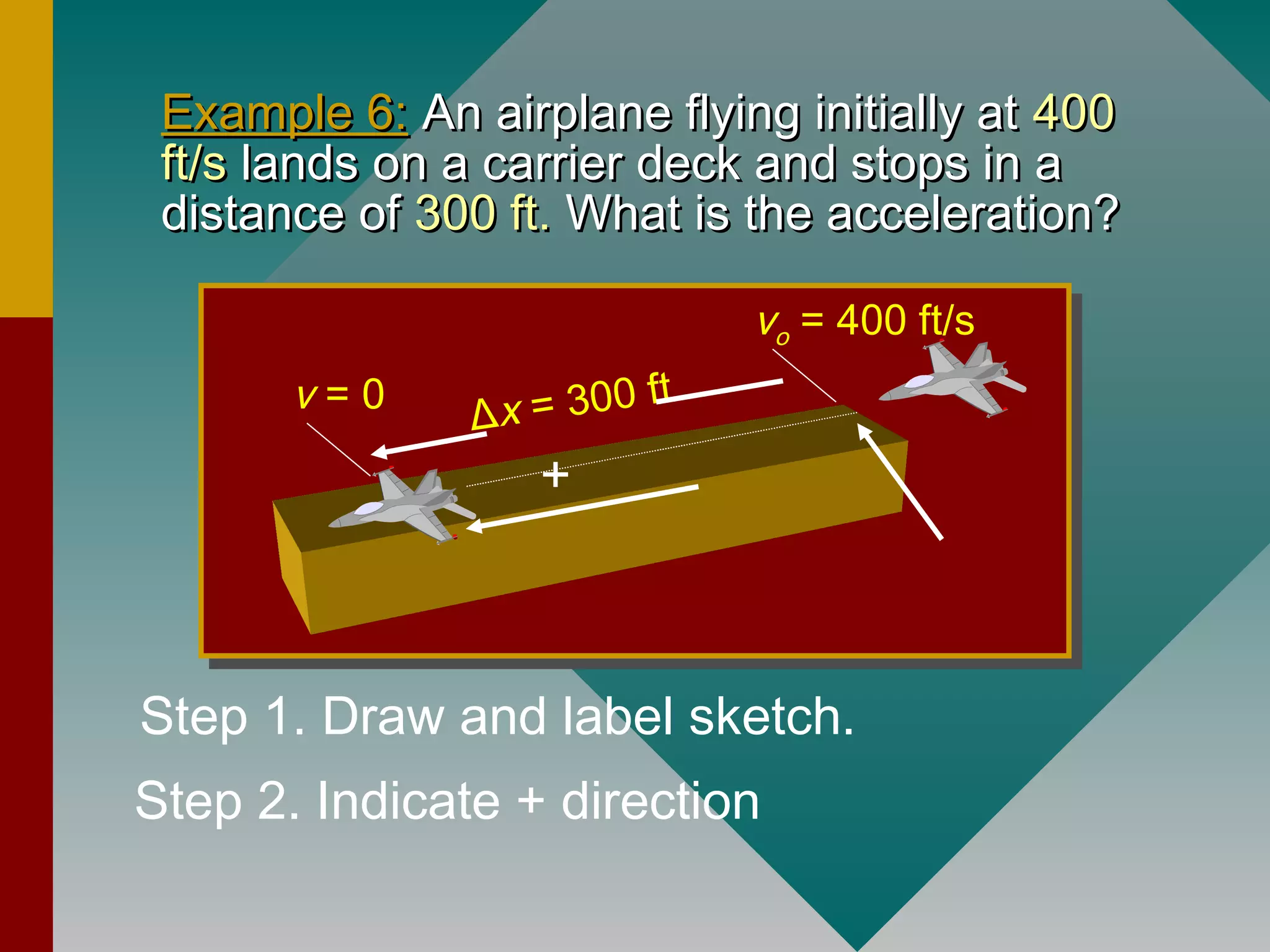 kinematics in one dimension | PPT