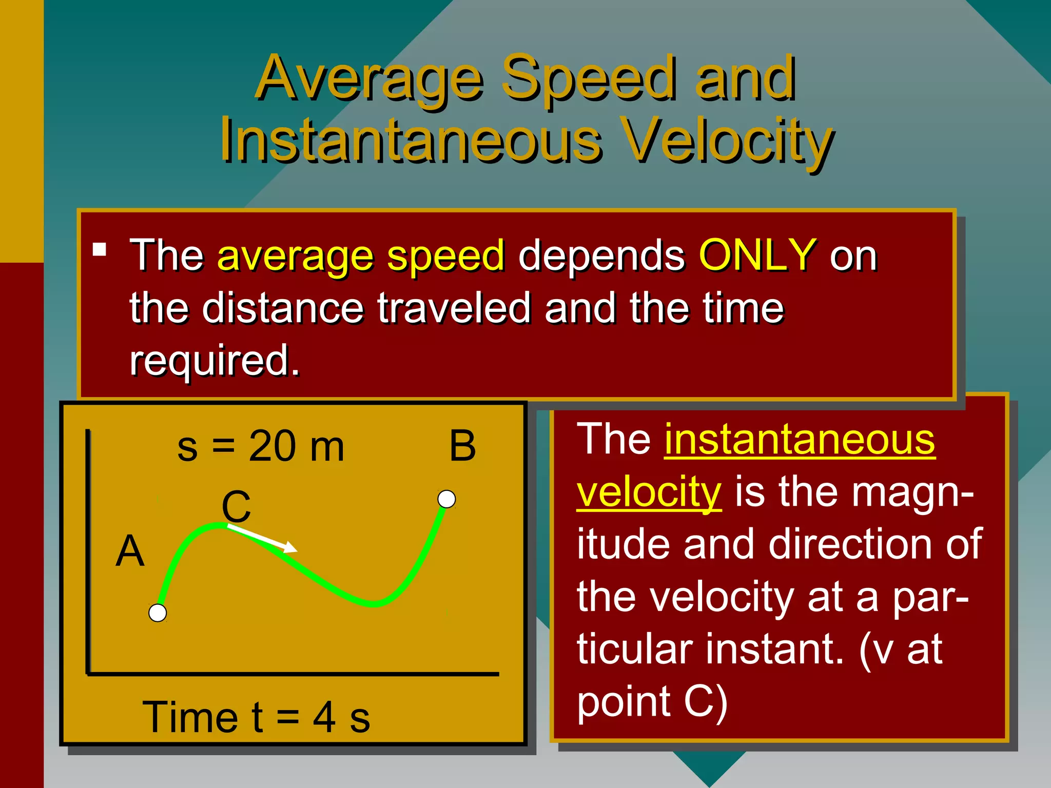 kinematics in one dimension | PPT