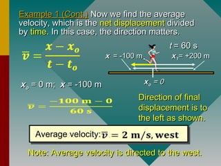 kinematics in one dimension | PPT