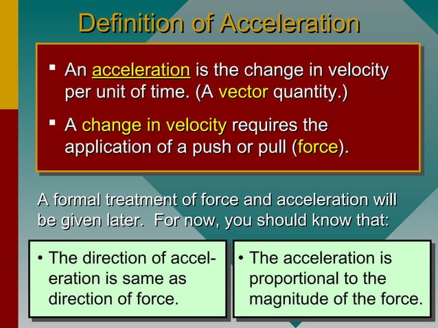 kinematics in one dimension | PPT