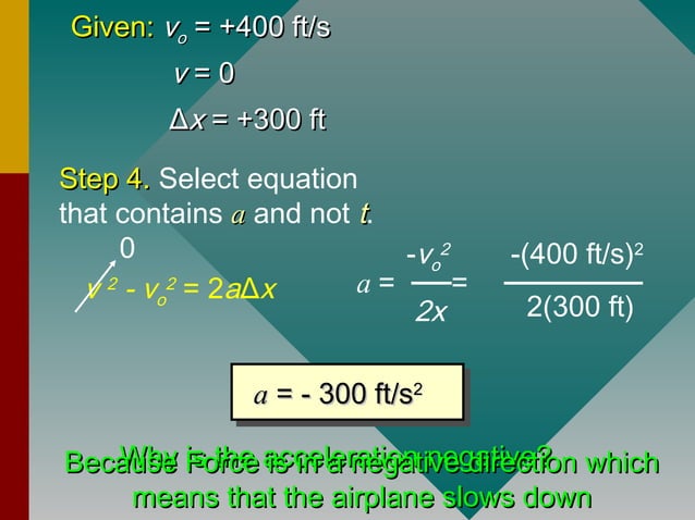 kinematics in one dimension | PPT