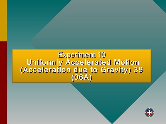 kinematics in one dimension | PPT