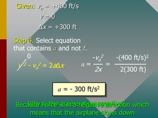 Lecture 02 Kinematics in one dimension | PPT
