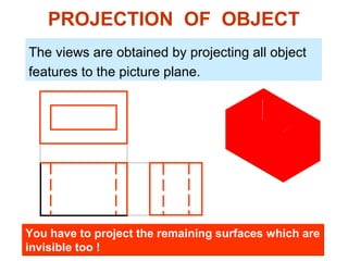 3- orthographic projection Graphic and geometric graphics Engineering ...
